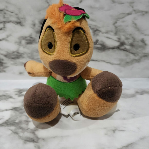 Disney | Toys | Hula Dress Timon Tiny Big Feet Plush | Poshmark